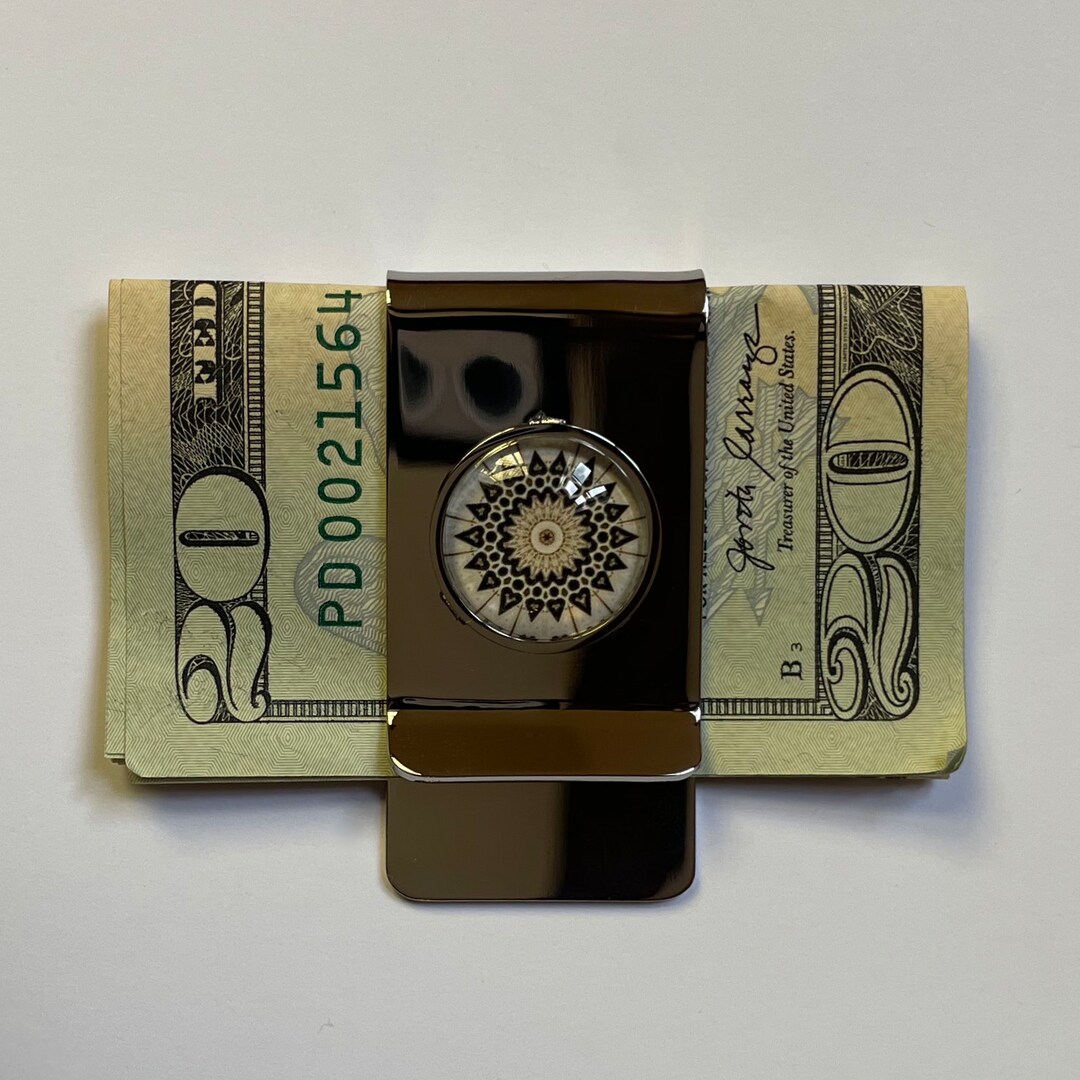 Mirror-finished Stainless Steel Money Clip With Design From Original ...