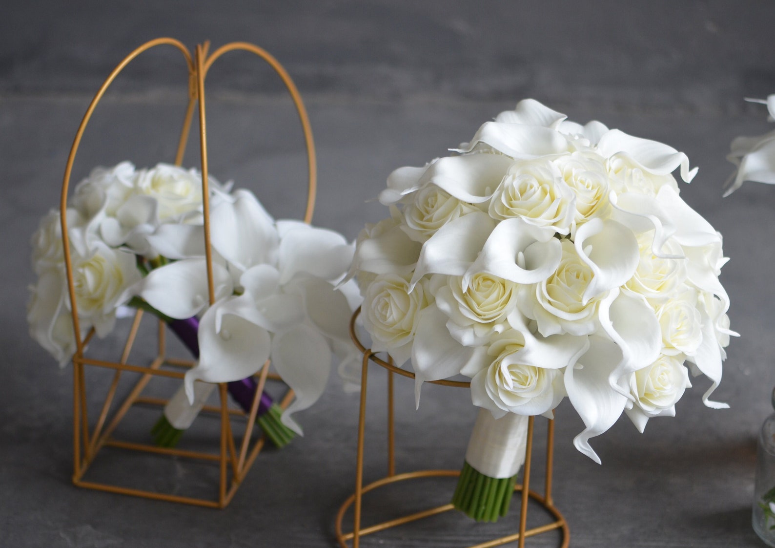 Artificial Flowers Ivory White Wedding Bouquets Ivory Real - Etsy