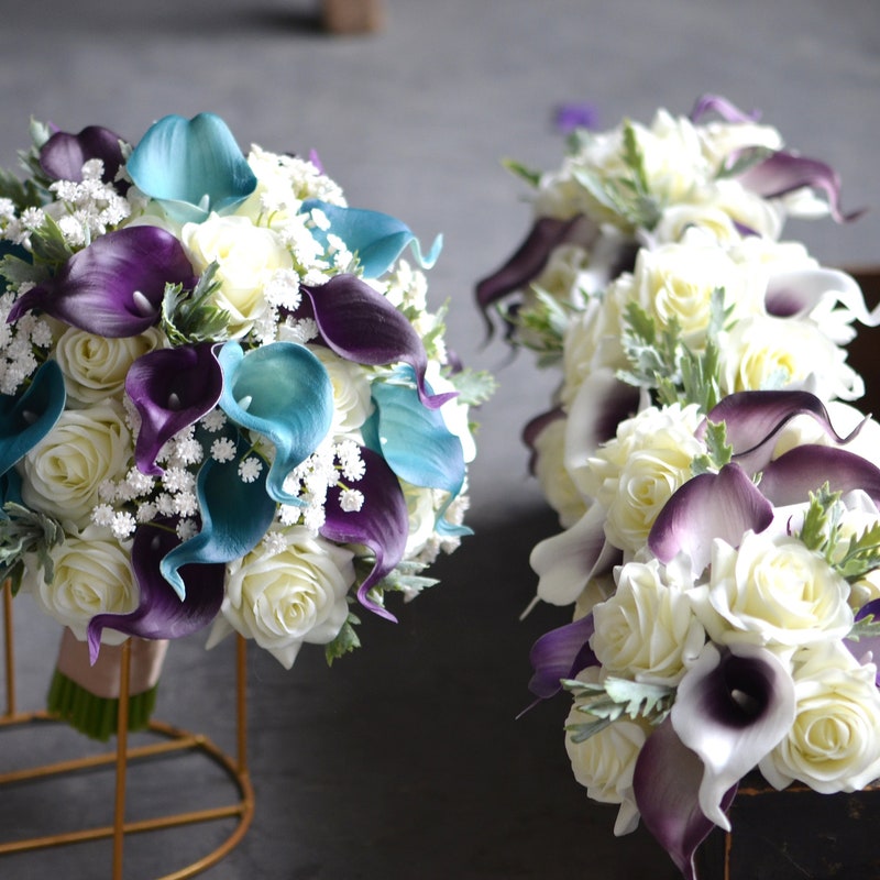 Purple and Teal Wedding - Etsy