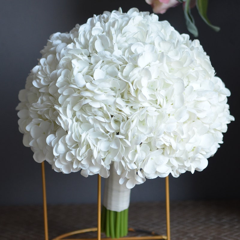 Hydrangea Bridal Bouquet - Etsy UK
