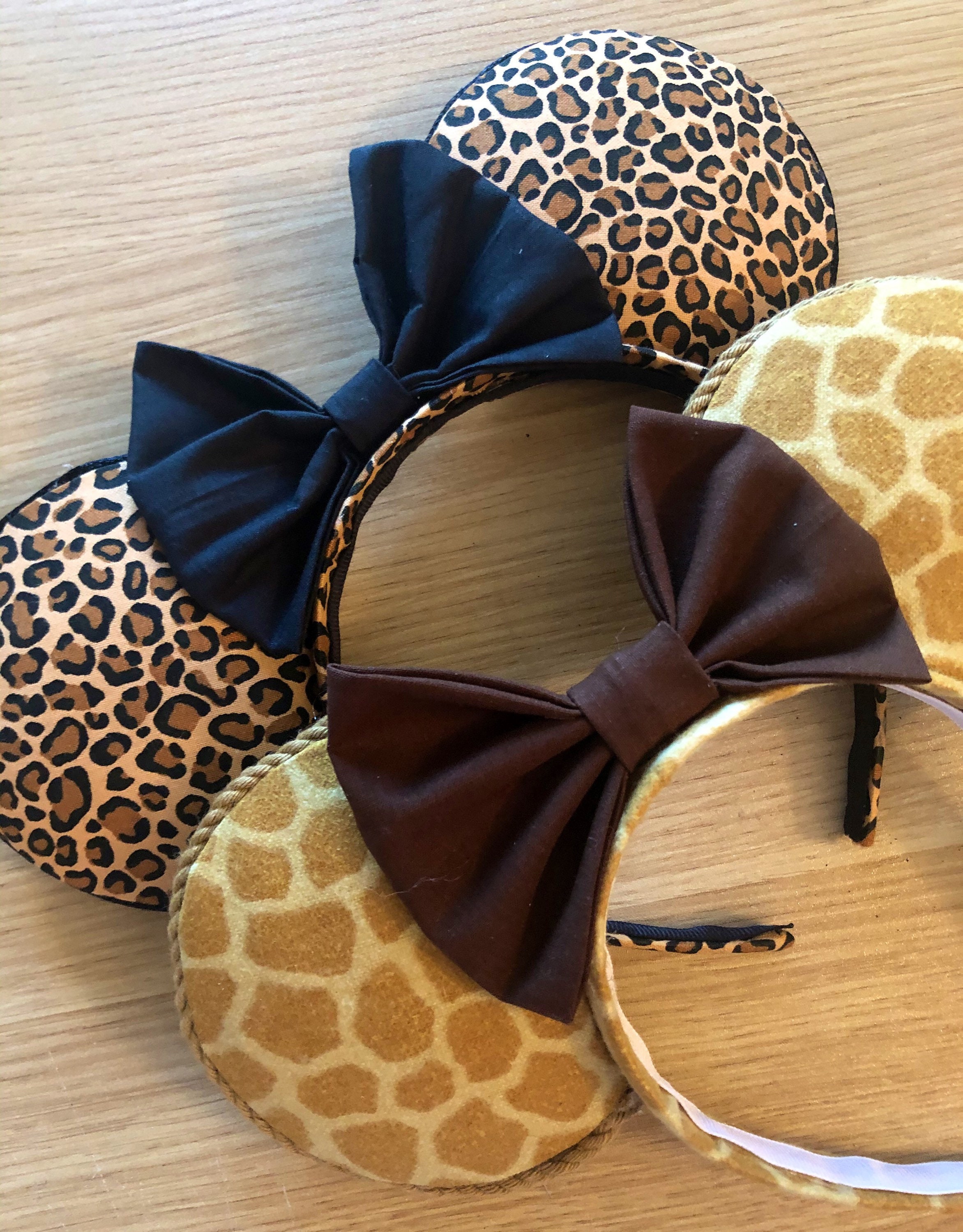 Cheetah Print Ears Safari Ears Animal Kingdom Ears Minnie | Etsy