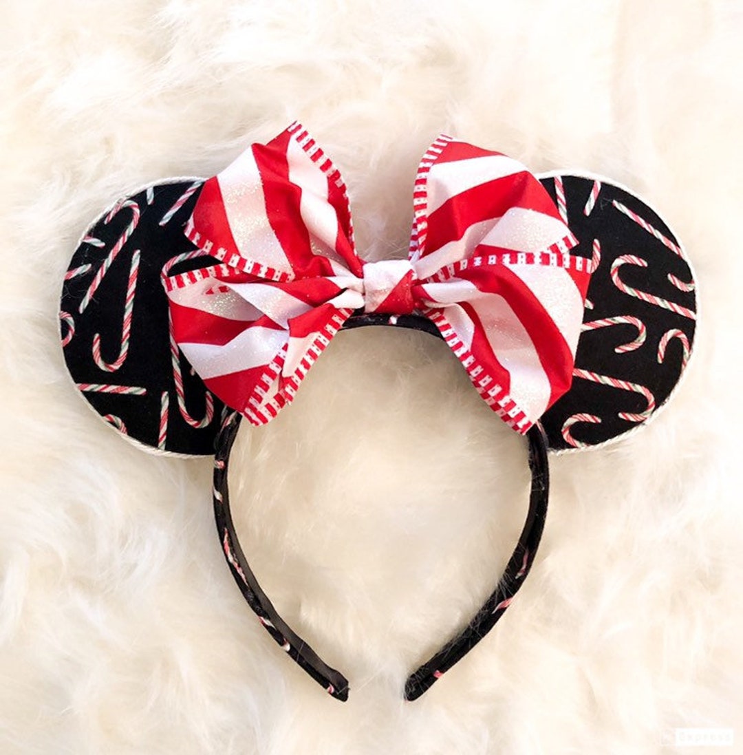 Candy Cane Ohren, Perppermint Ohren, Weihnachten Maus Ohren, Disney ...