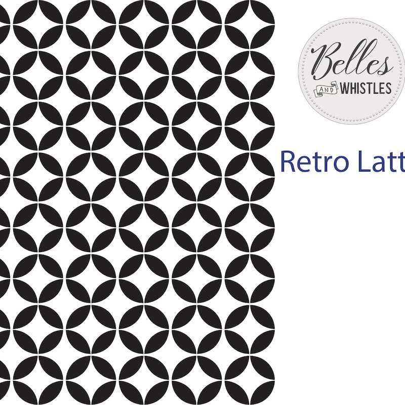 Lattice Furniture Stencil - Etsy