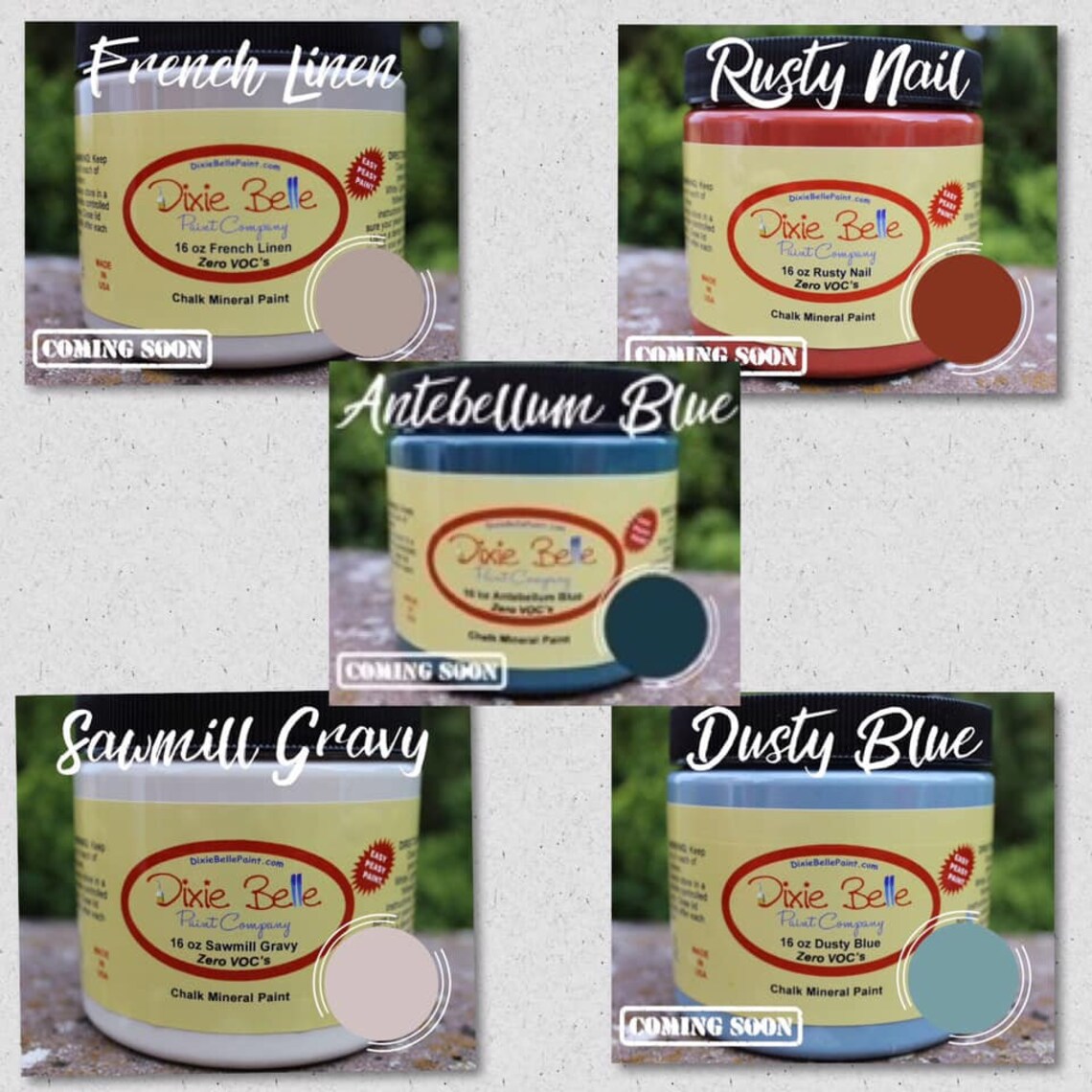 Dixie Belle Chalk Mineral Paint - Etsy