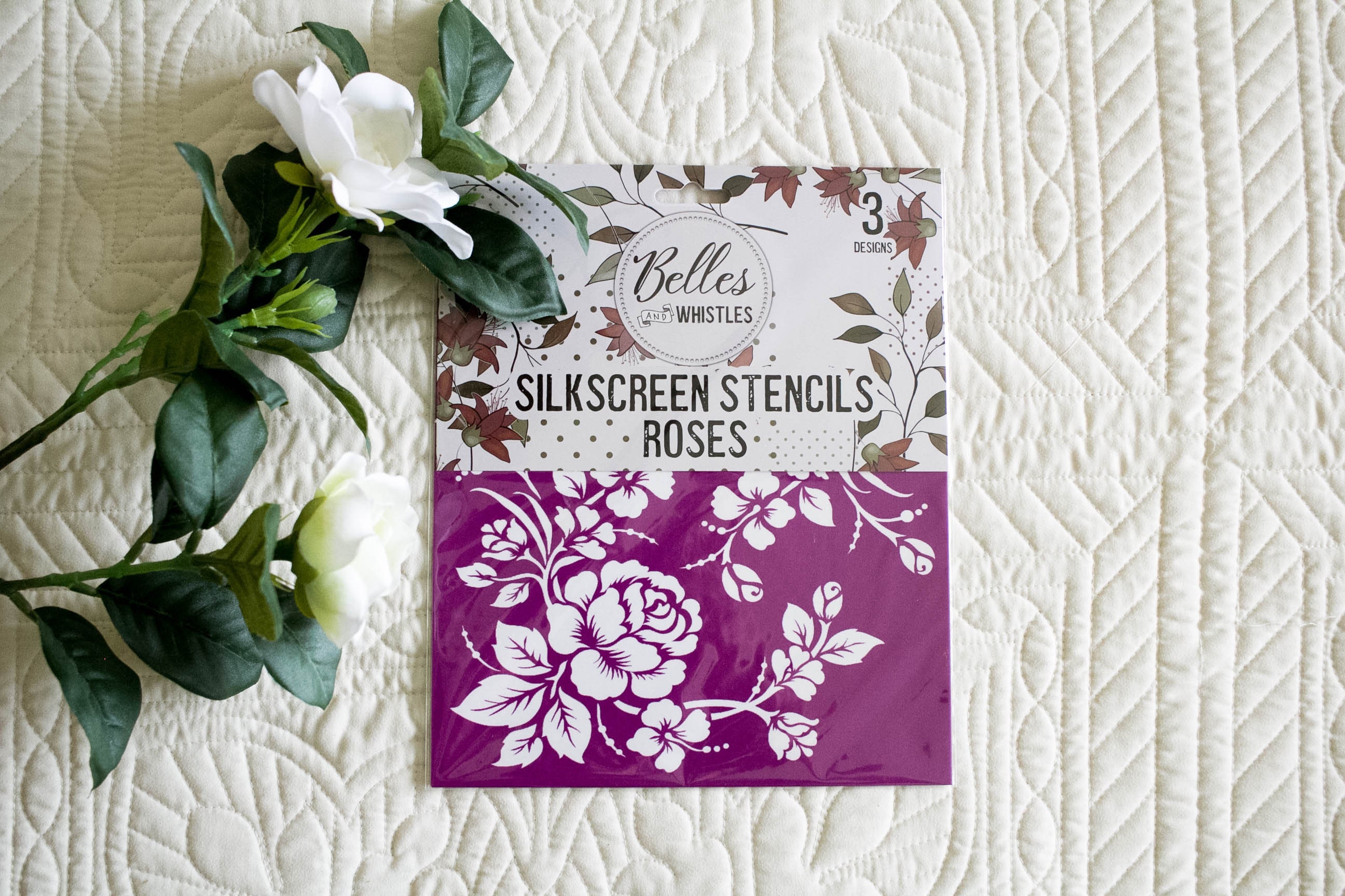 Belles & Whistles Roses Silkscreen Stencil Dixie Belle - Etsy