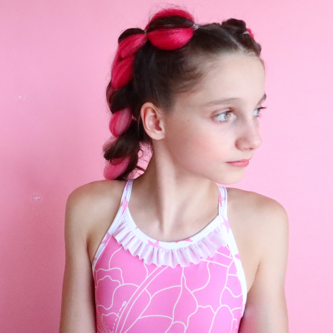 Gymnastics Leotard Pink Leotard Practice Leotard Etsy
