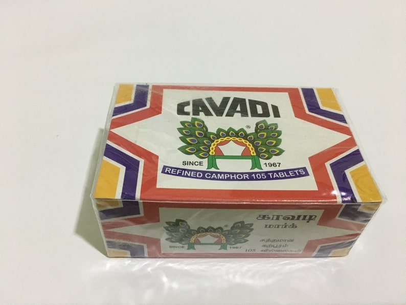 105 TABLETS Camphor Tablet,cavadi Refined Camphor Tablets, Camphor ...