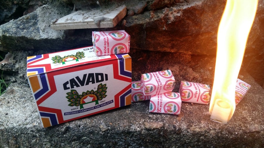 105 TABLETS Camphor Tablet,cavadi Refined Camphor Tablets, Camphor ...