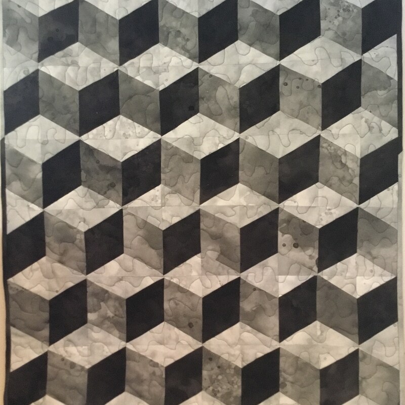 Tumbling Block Quilt - Etsy