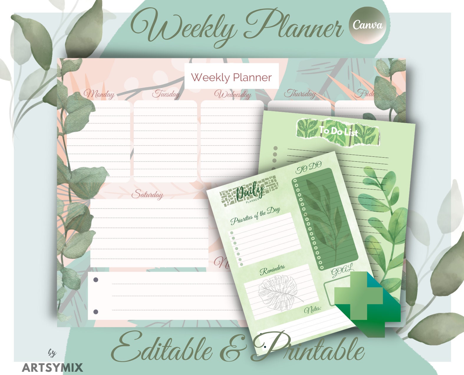 Weekly Planner Printable - Etsy