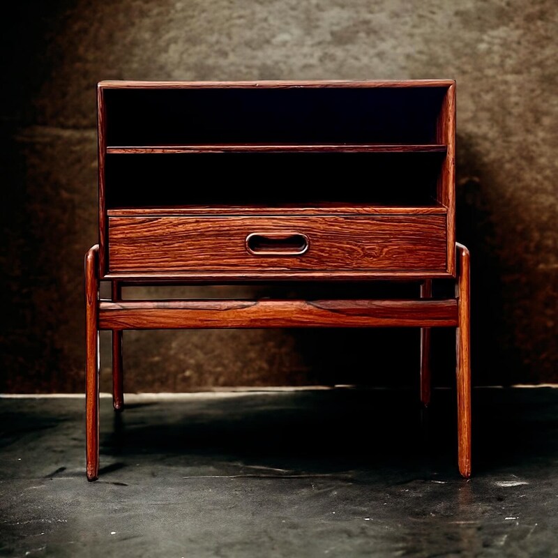Danish Teak Nightstands - Etsy
