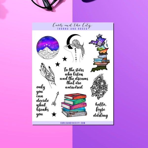 Acotar Stickers - Etsy