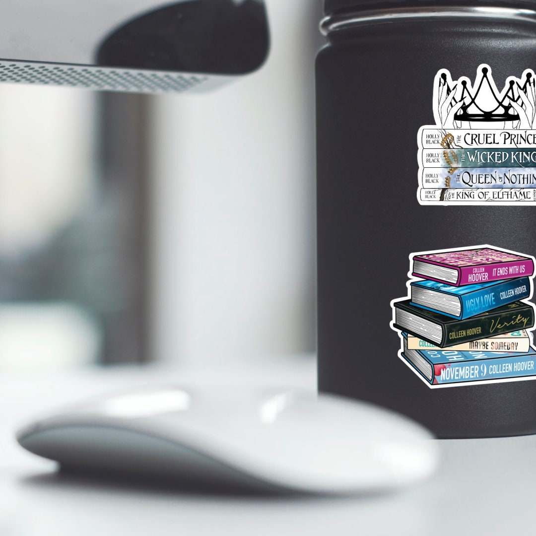 Coho Book Stack Sticker - Etsy