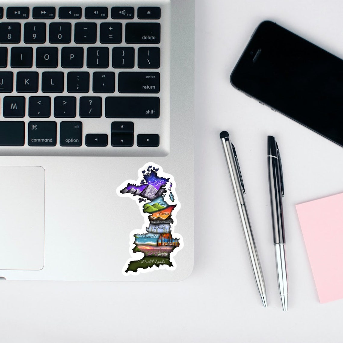 Prythian Map Sticker, ACOTAR - Etsy