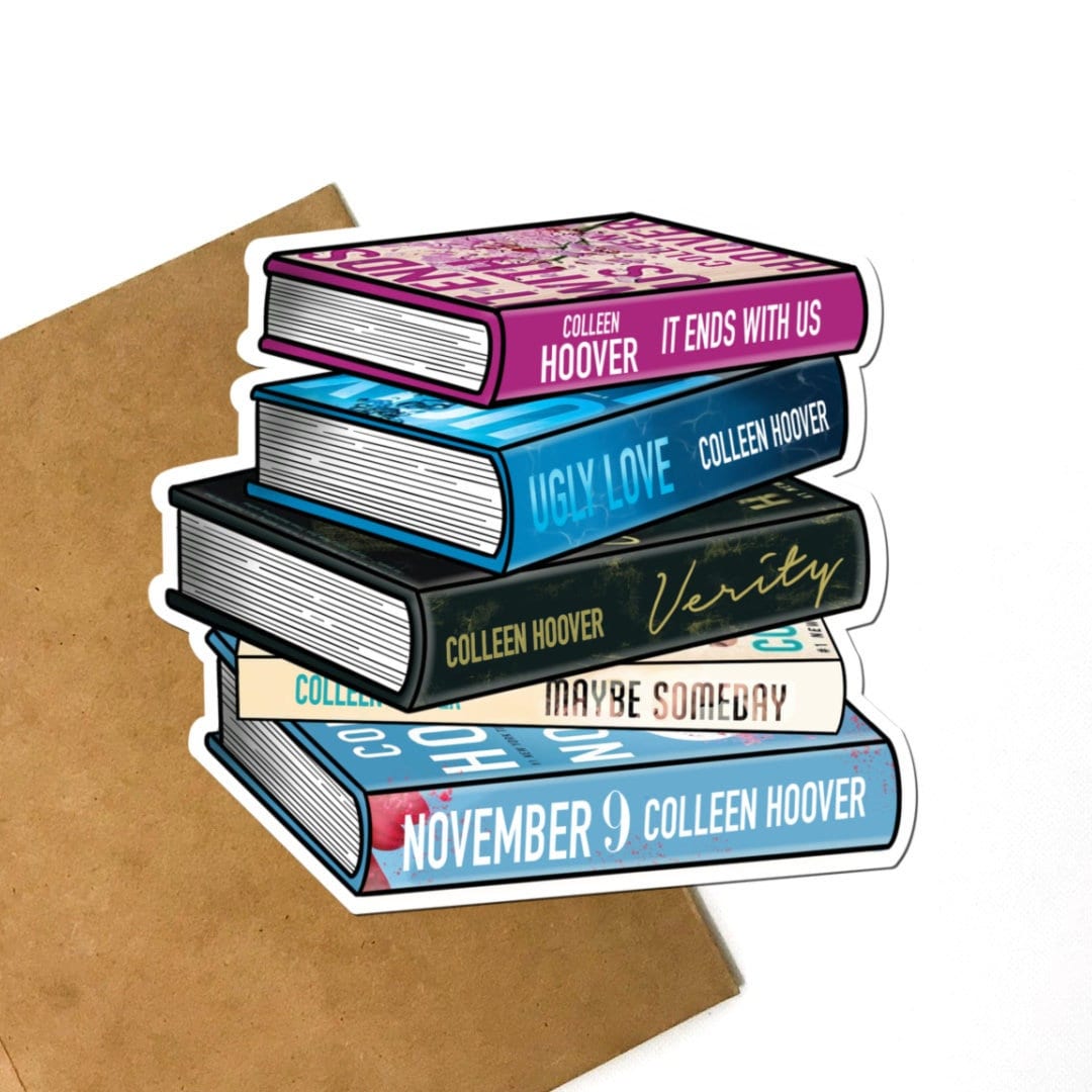 Coho Book Stack Sticker - Etsy