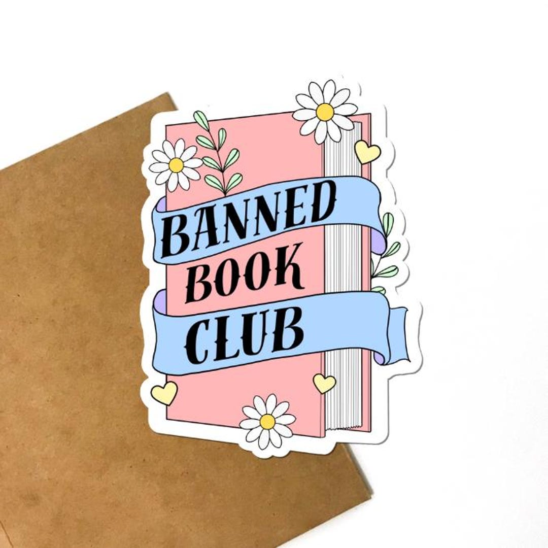 Banned Book Club Sticker - Etsy