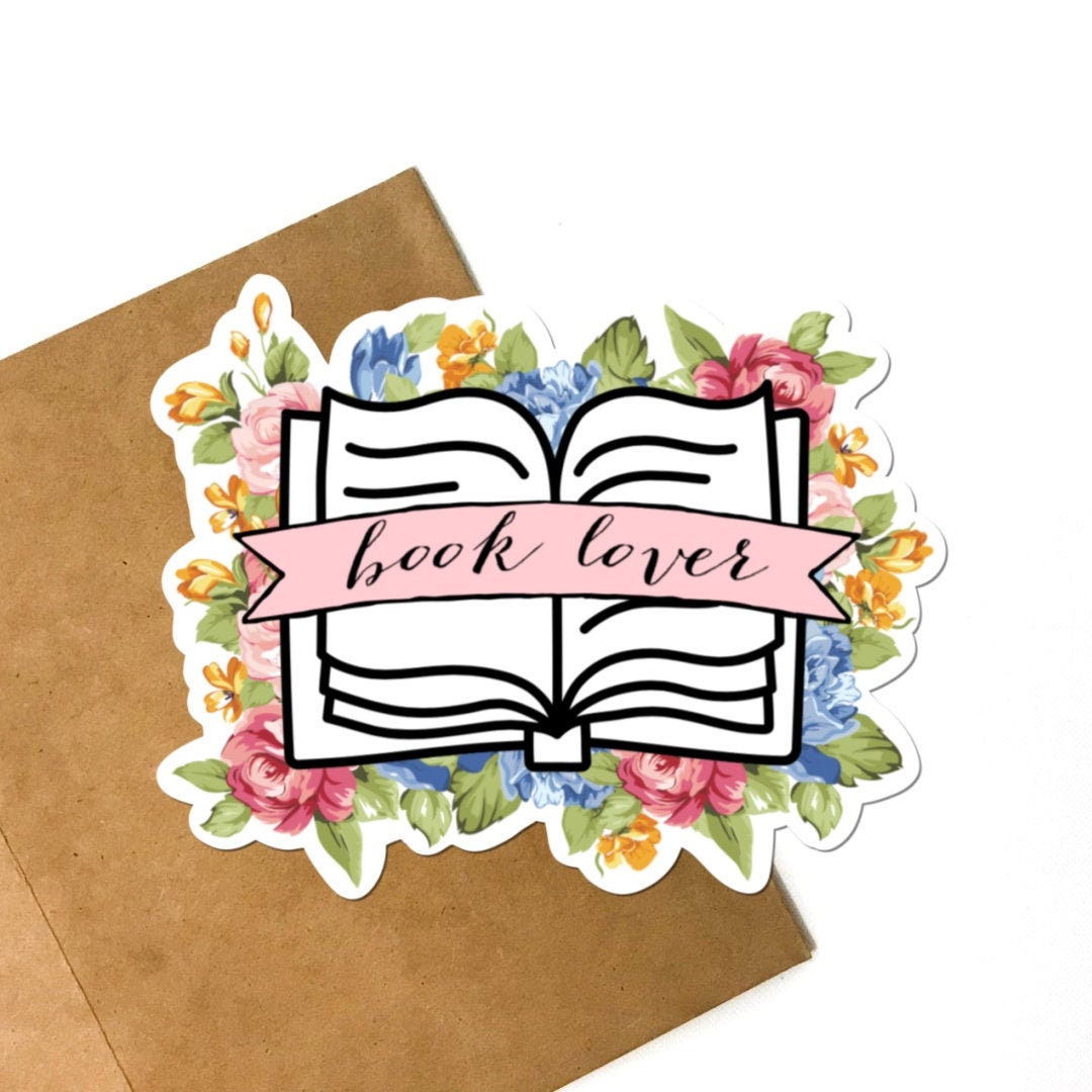 Book Lover Vinyl Sticker - Etsy