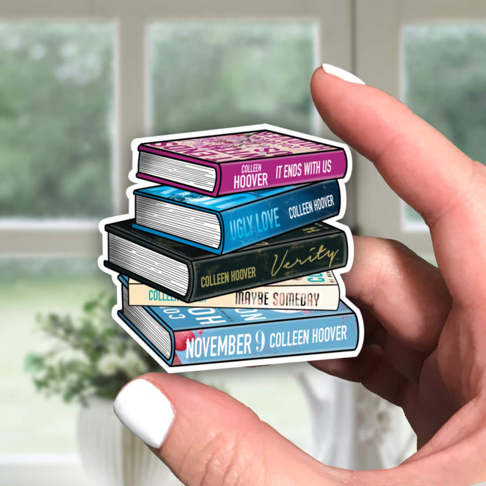 Coho Book Stack Sticker - Etsy