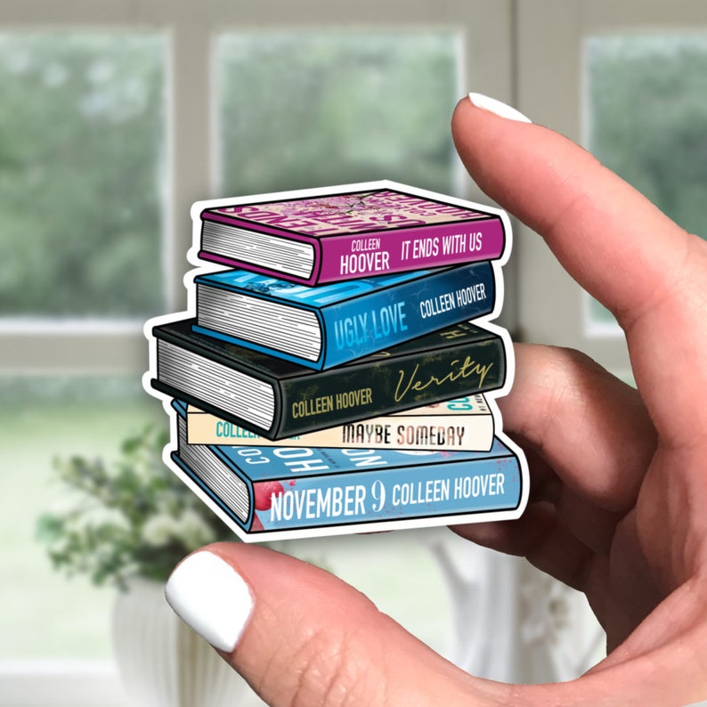 Coho Book Stack Sticker - Etsy