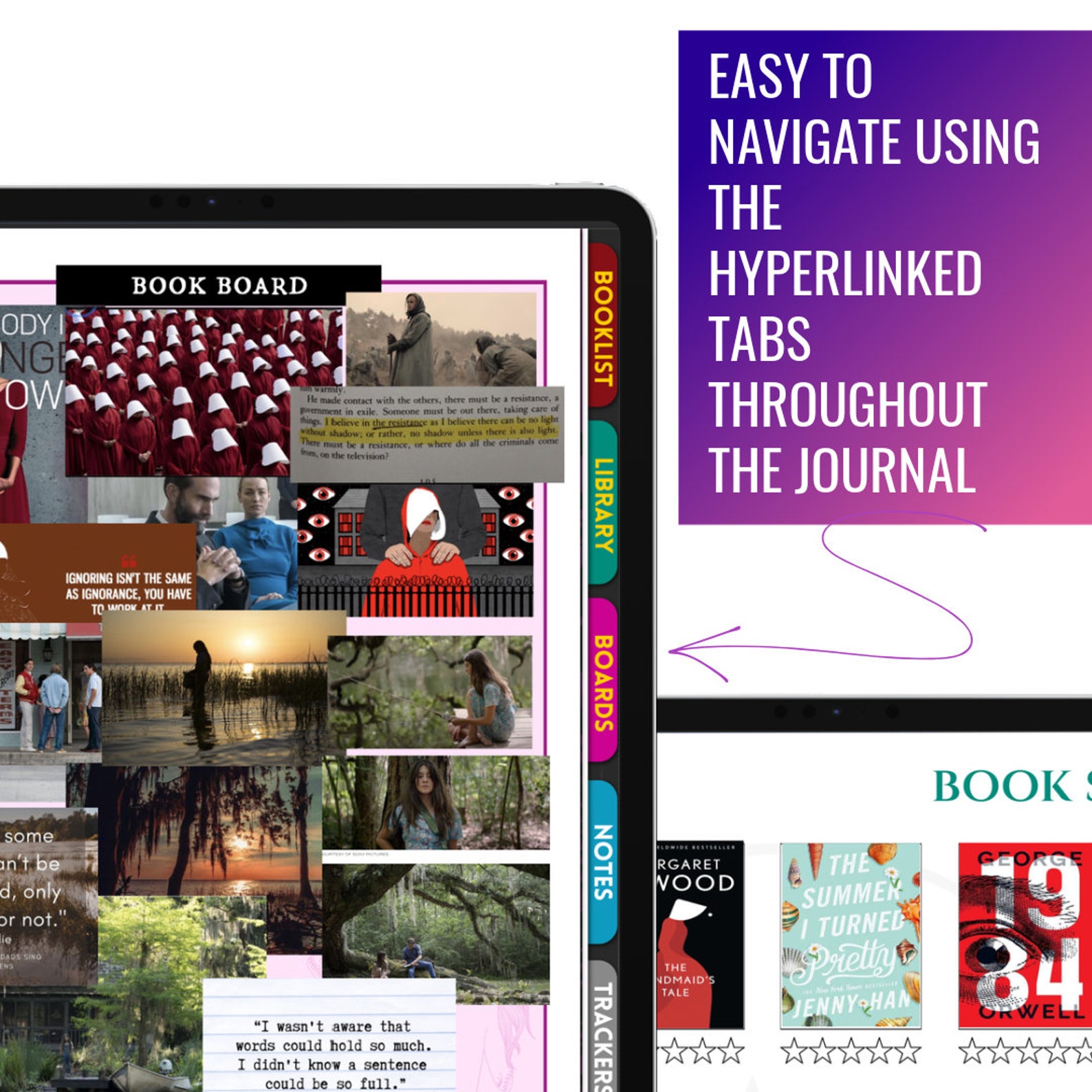 ACOTAR Inspired Book Journal, Digital Planning, Goodnotes Planner - Etsy