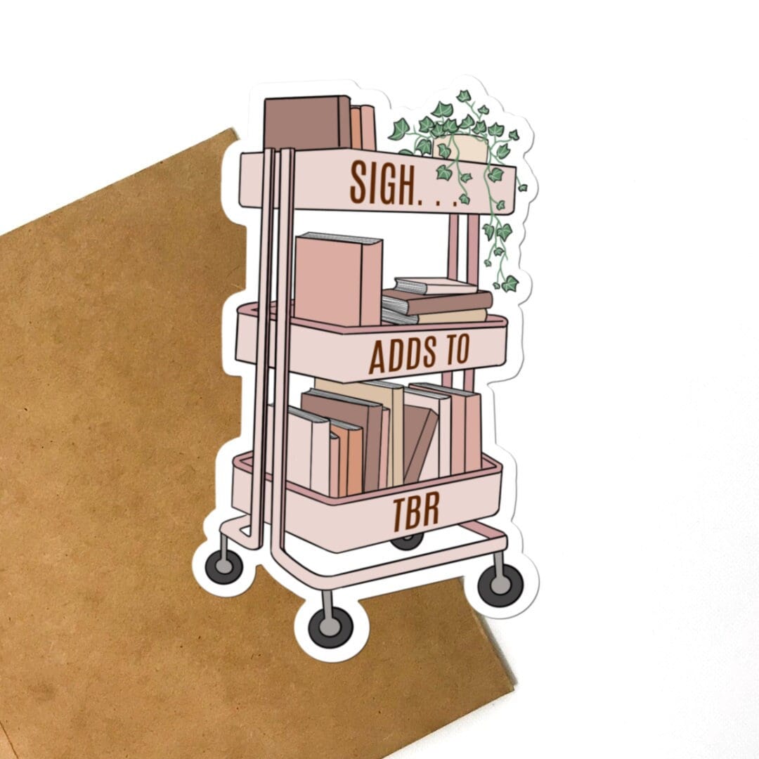 Adds to TBR Sticker - Etsy