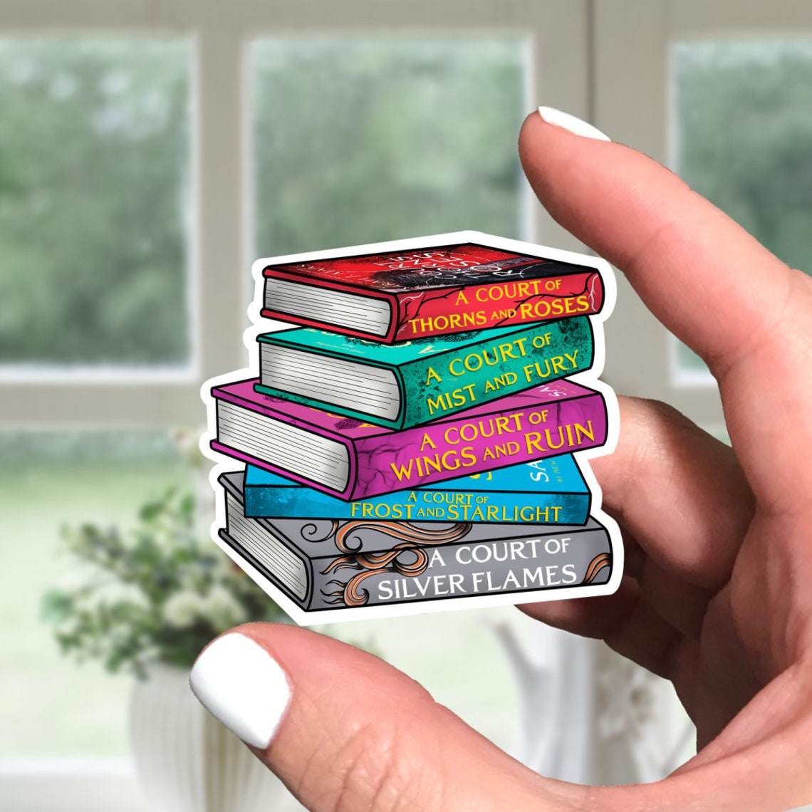 ACOTAR Books Vinyl Sticker - Etsy
