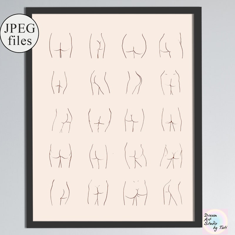 Female Butt Painting - Etsy