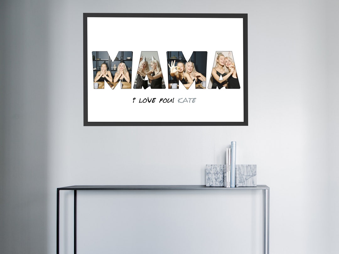 MAMA Personalized Digital Printable Photo Collage, Custom Unique ...