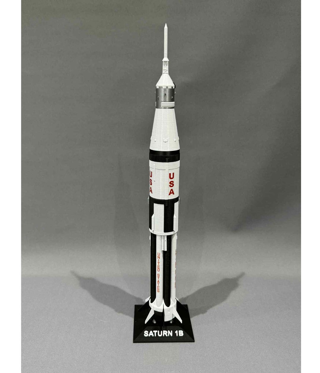 Saturn 1B Rocket – 1/144 1/100 Scale – 472mm 18inch 682mm 27inch ...