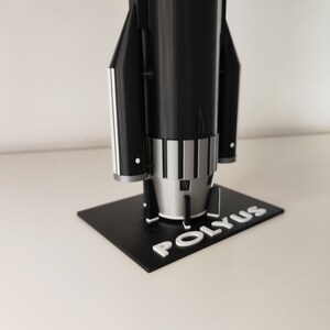 Polyus 1987 Spacecraft Model Rocket 1:72 Scale 500mm Polus Skif-dm GRAU ...