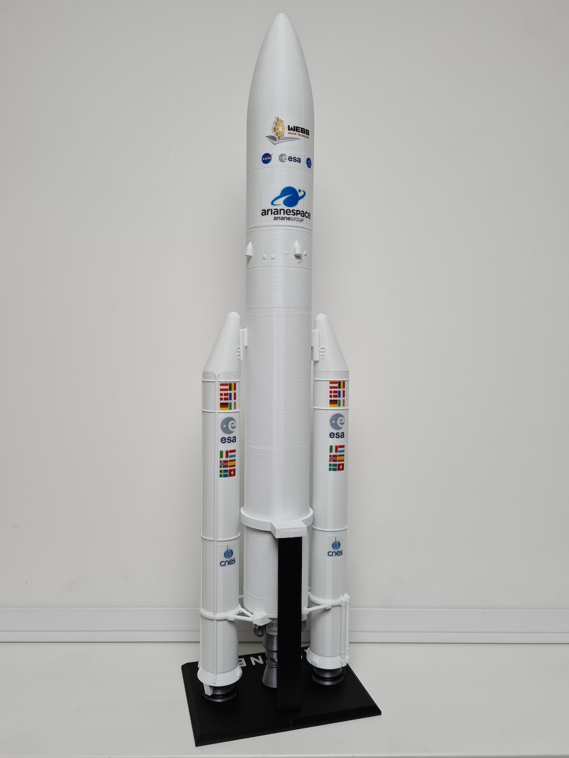 Ariane 5 ECA Model Rocket 1:72 Scale 720mm WEBB Telescope - Etsy