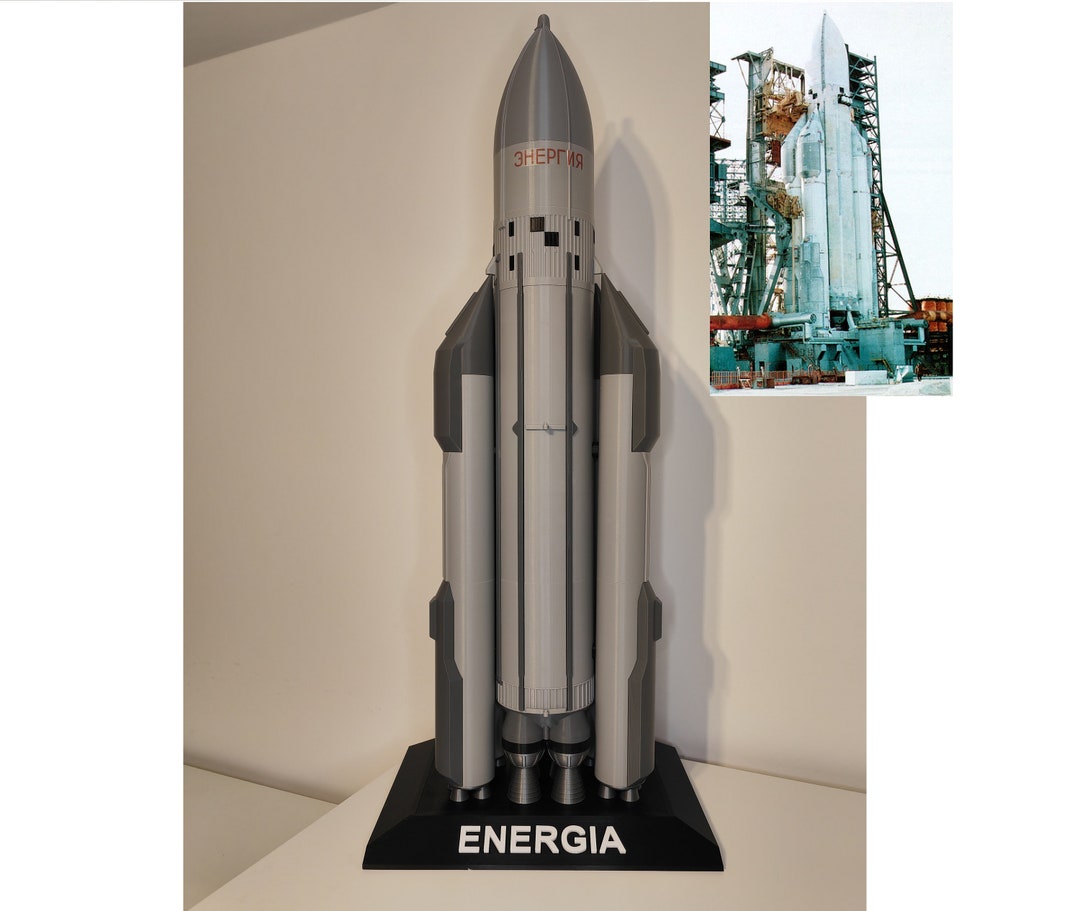 Energia Rocket Launch Vehicle Model Gift 1:144 Scale 400mm 16 Inch - Etsy