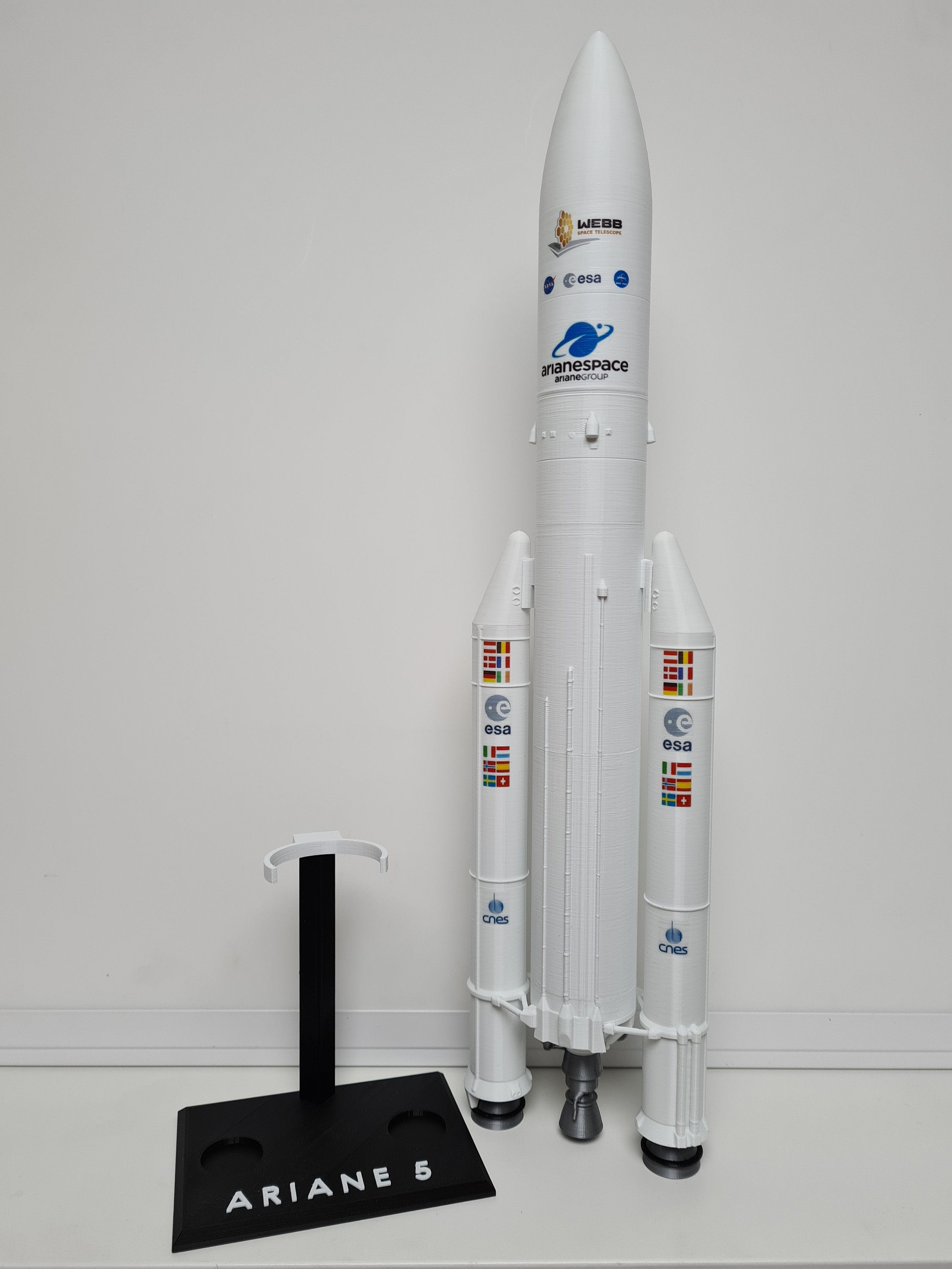 Ariane 5 ECA Model Rocket 1:72 Scale 720mm WEBB Telescope - Etsy