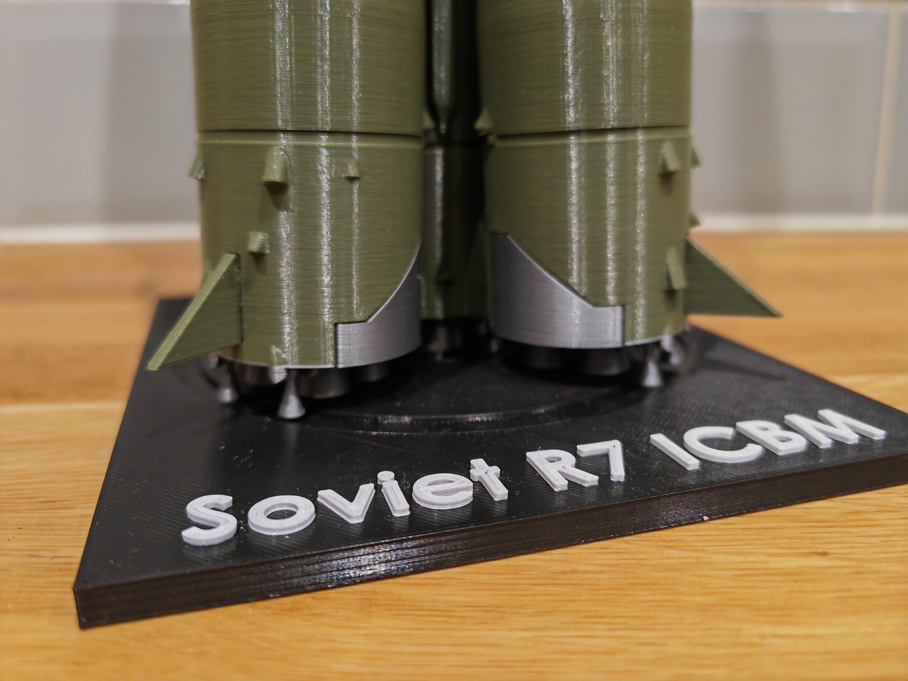 Soviet Missile R7 ICBM Ship Rocket Model 1:72 Scale 465mm 18inch - Etsy UK