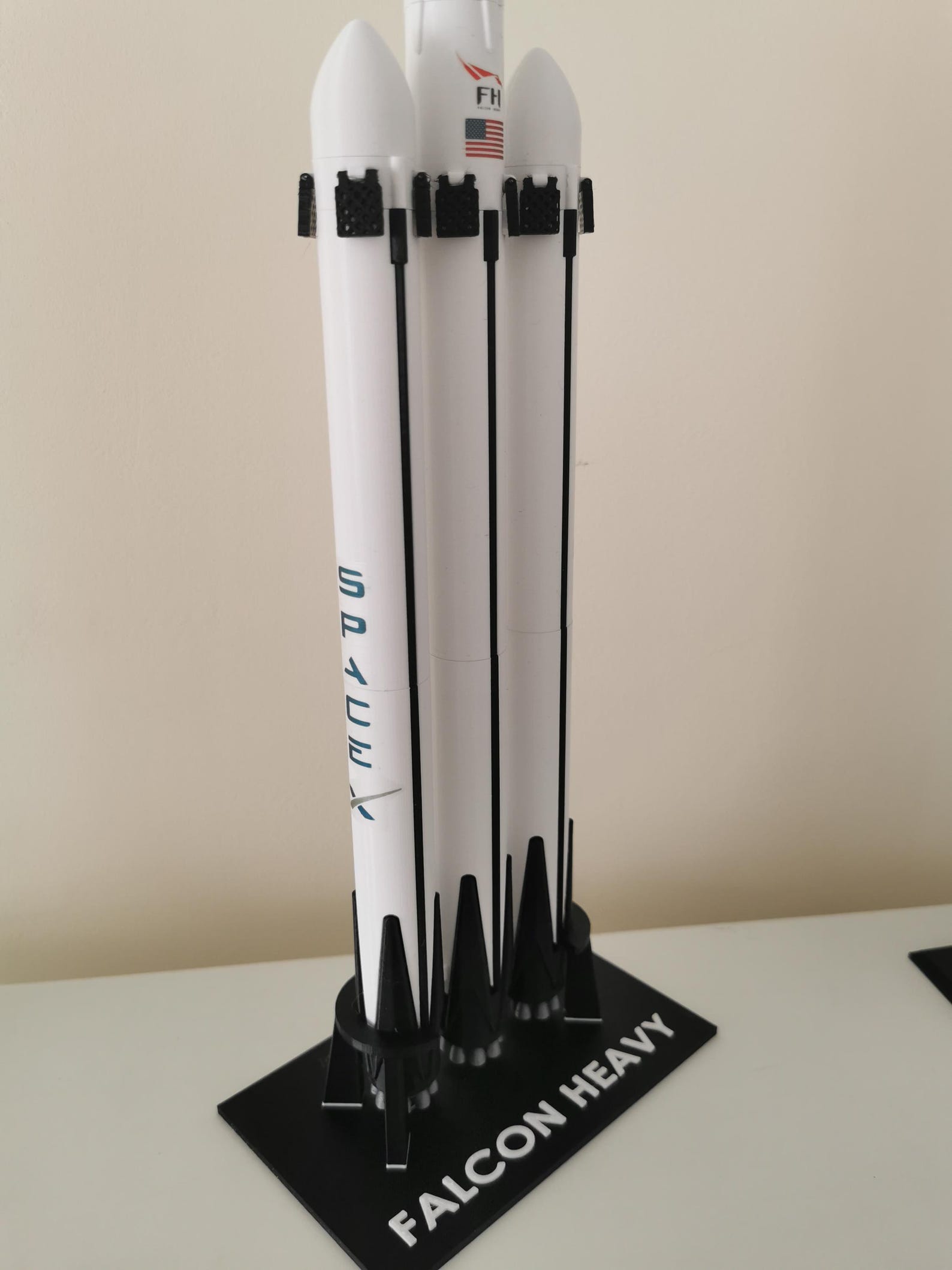 Spacex Falcon Heavy 1:144 Scale 48cm 480mm 19inch Display Model ...