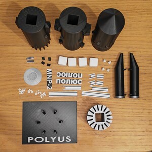 Polyus 1987 Spacecraft Model Rocket 1:72 Scale 500mm Polus Skif-dm GRAU ...