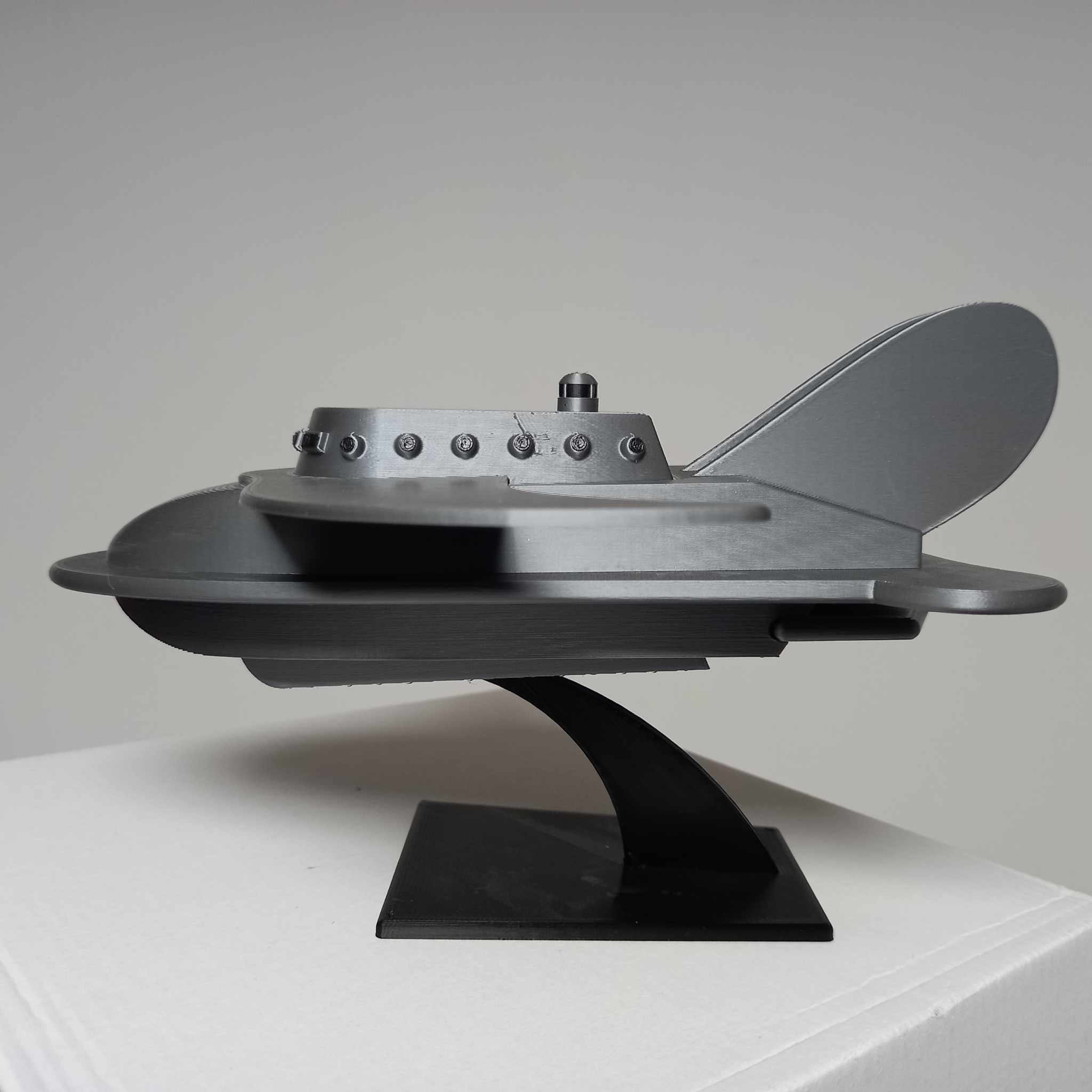 Strato Sled Flash Gordon Trip to Mars 1938 Desk Display Plasti Model 1/ ...