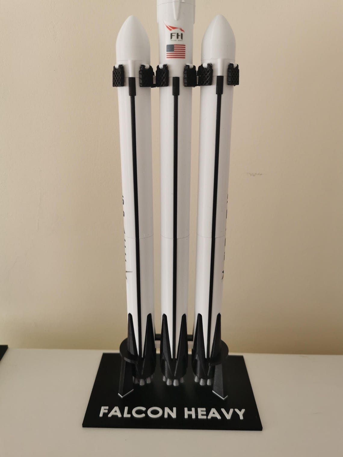 Spacex Falcon Heavy 1:144 Scale 48cm 480mm 19inch Display Model ...