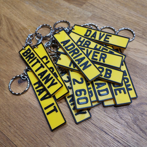 4d Custom License Plate - Etsy