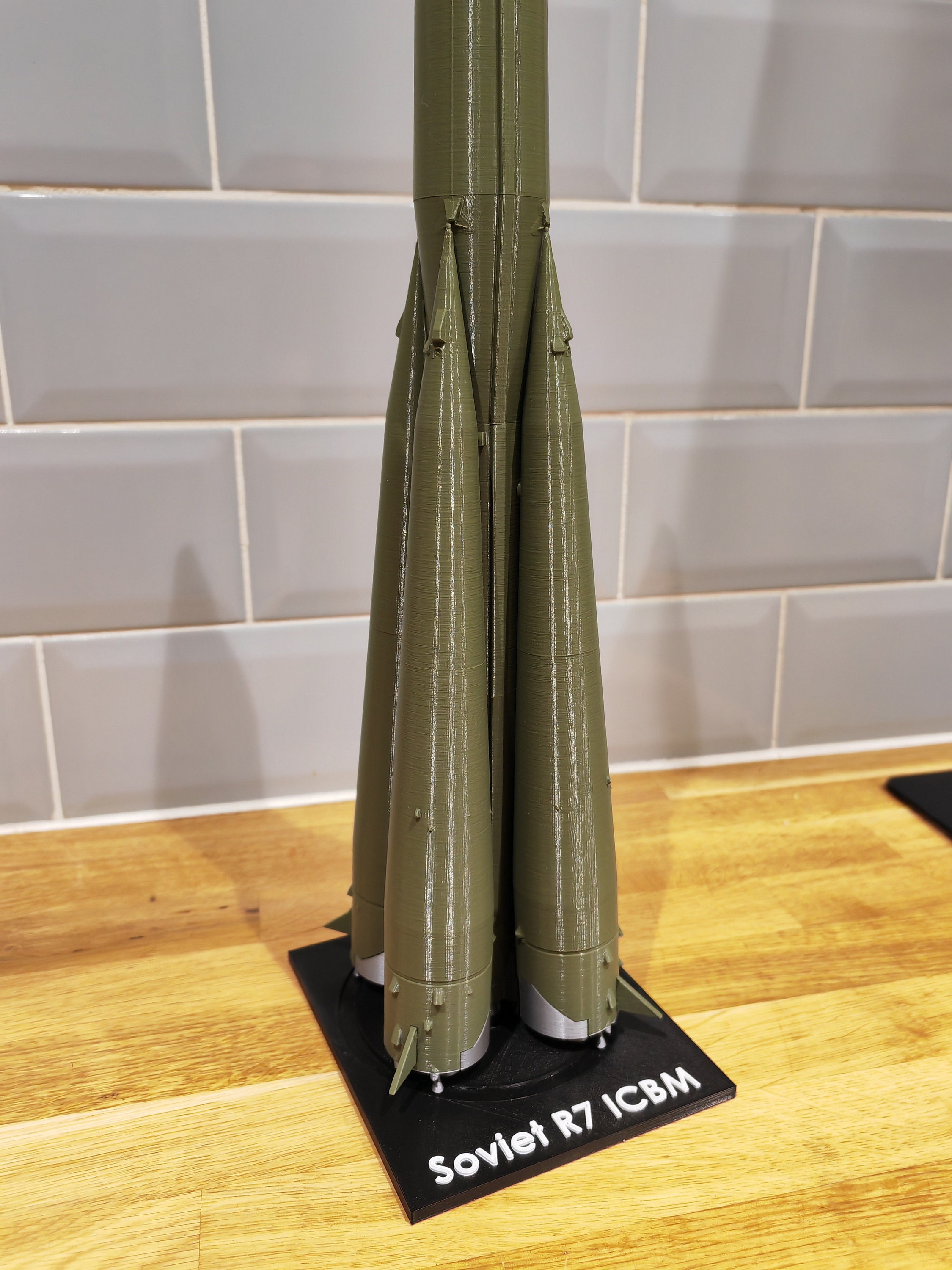 Soviet Missile R7 ICBM Ship Rocket Model 1:72 Scale 465mm - Etsy UK