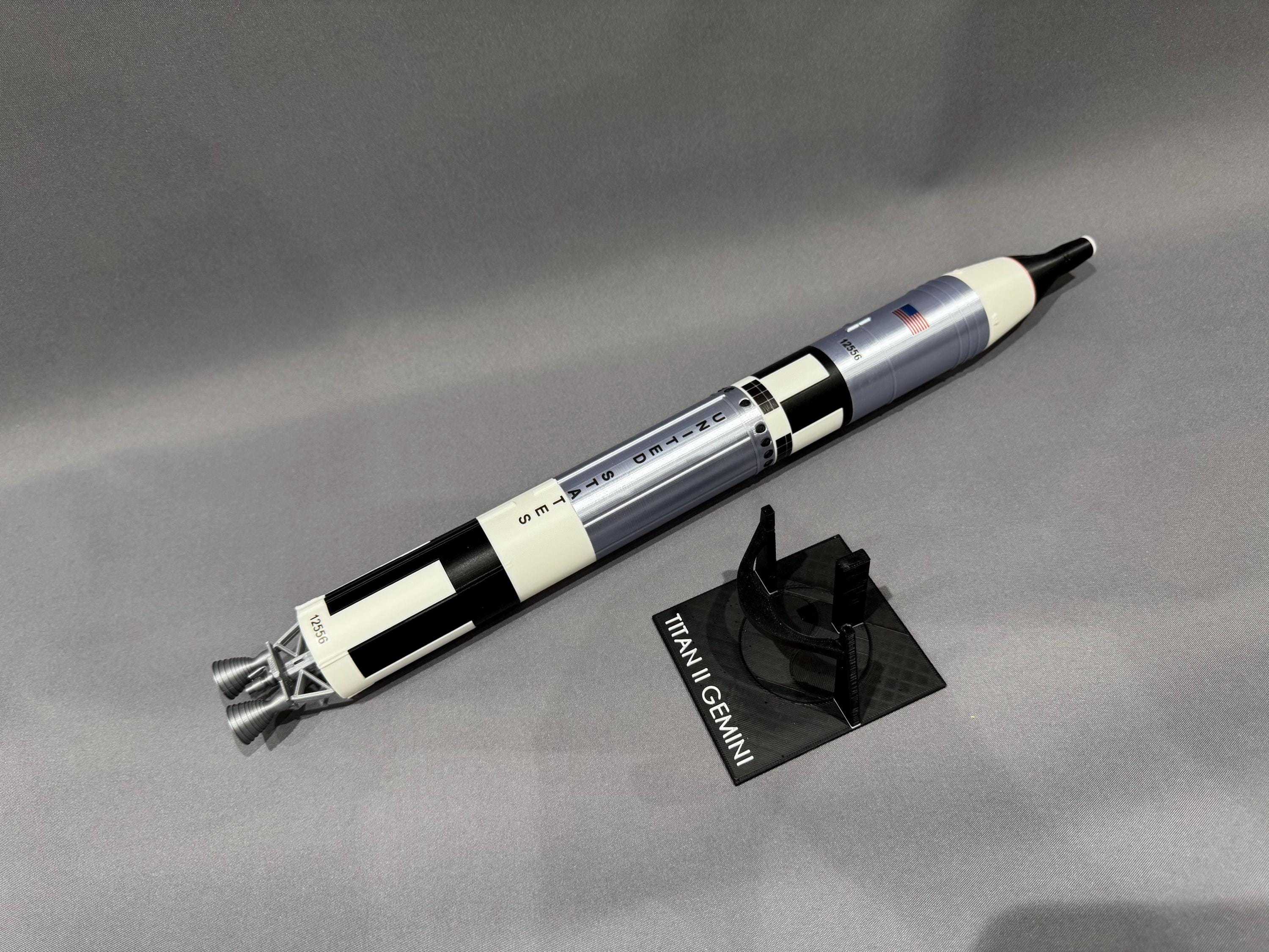 Titan II Gemini Rocket Display Model– 1:72 Scale – 458mm 18inch ...