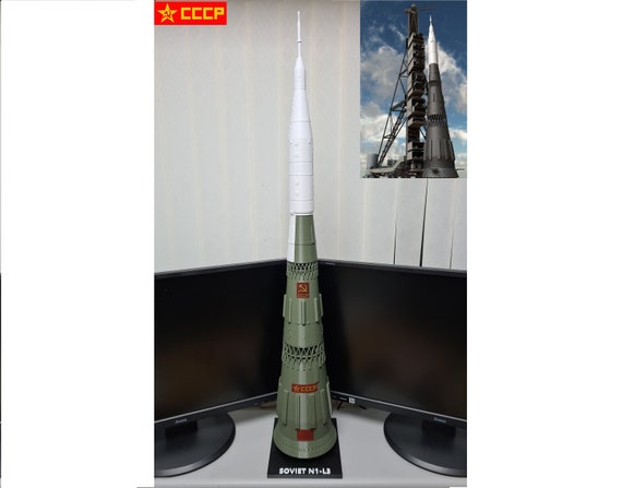 USSR Soviet N1 Model Rocket 1:115 Scale 920mm 36inch | Etsy UK