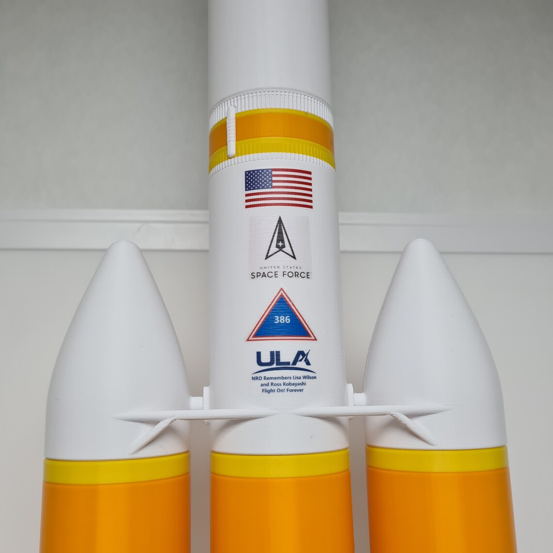 Delta IV Heavy ULA Model Rocket 1:144 Scale 500mm NROL-82 | Etsy