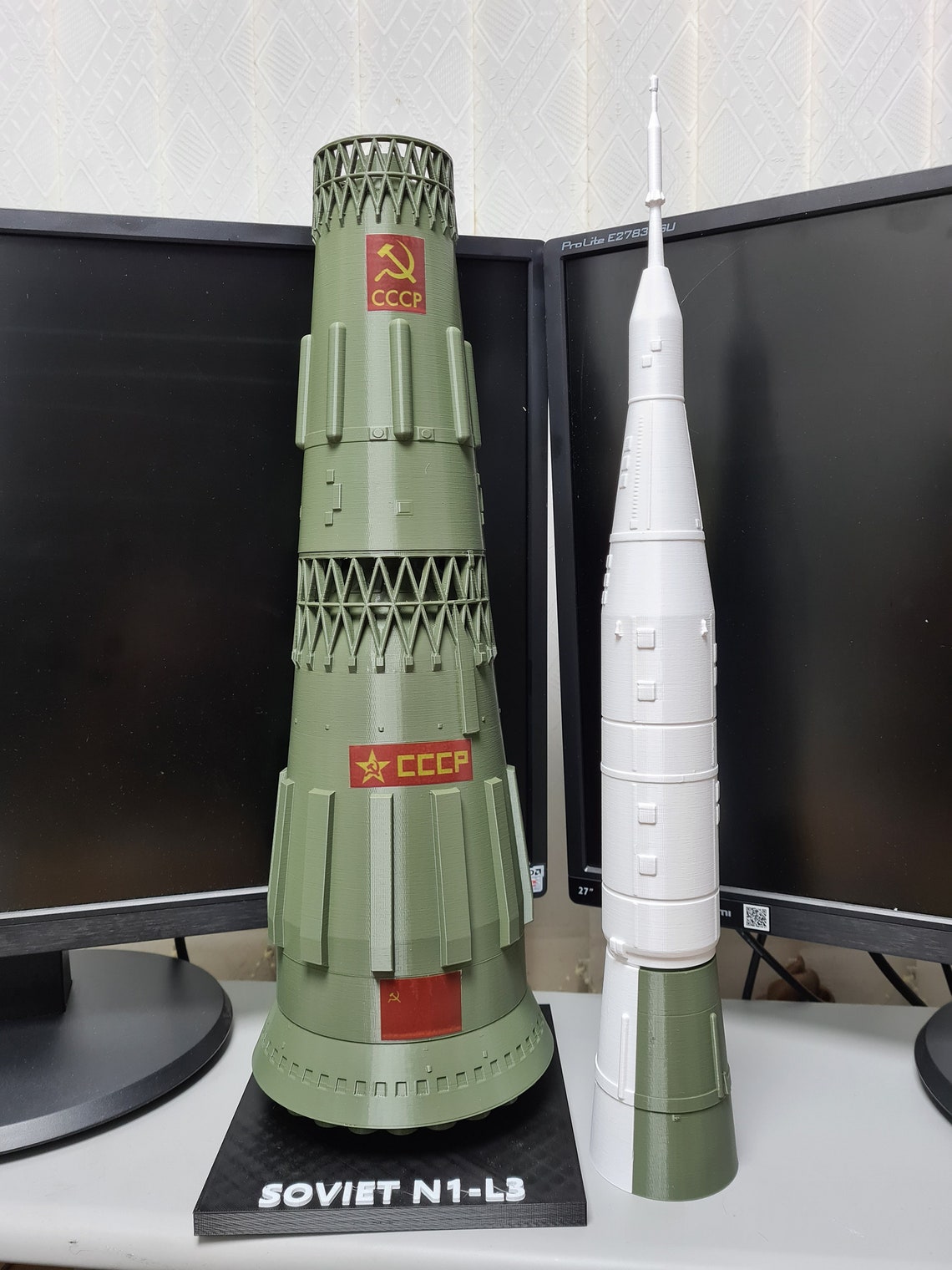 USSR Soviet N1 Model Rocket 1:115 Scale 920mm 36inch - Etsy UK