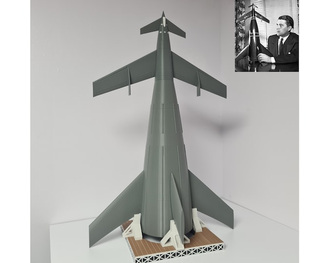 Super Quality NASA Model Von Braun RM-1 Moon Rocket Ship Kit Approx 1: ...