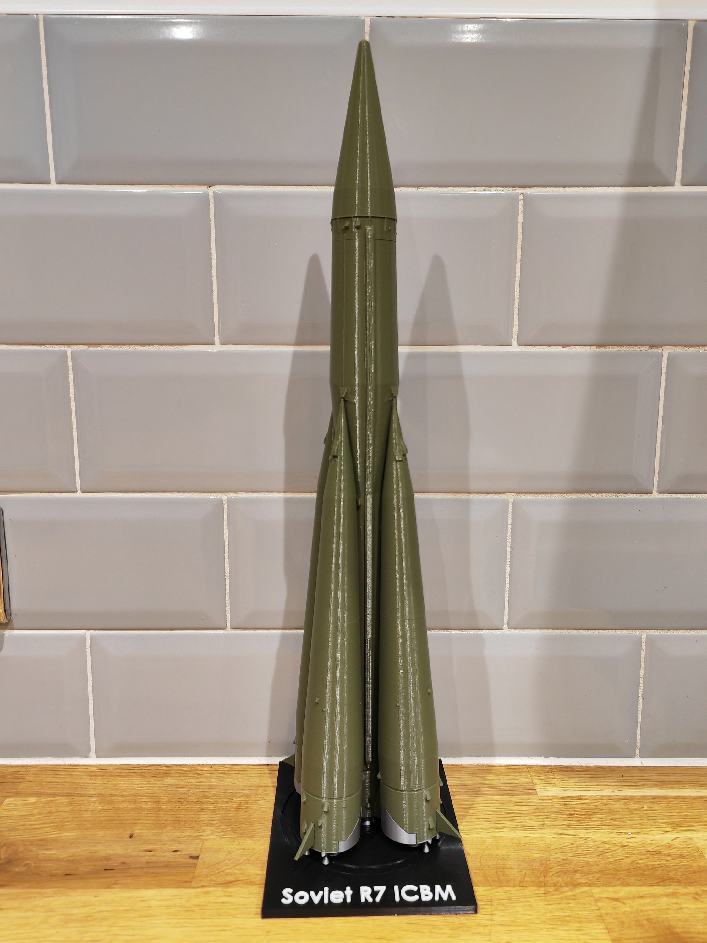 Soviet Missile R7 ICBM Ship Rocket Model 1:72 Scale 465mm - Etsy UK