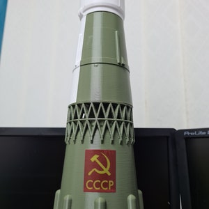 USSR Soviet N1 Model Rocket 1:115 Scale 920mm 36inch - Etsy UK