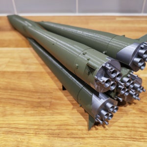Soviet Missile R7 ICBM Ship Rocket Model 1:72 Scale 465mm 18inch - Etsy UK