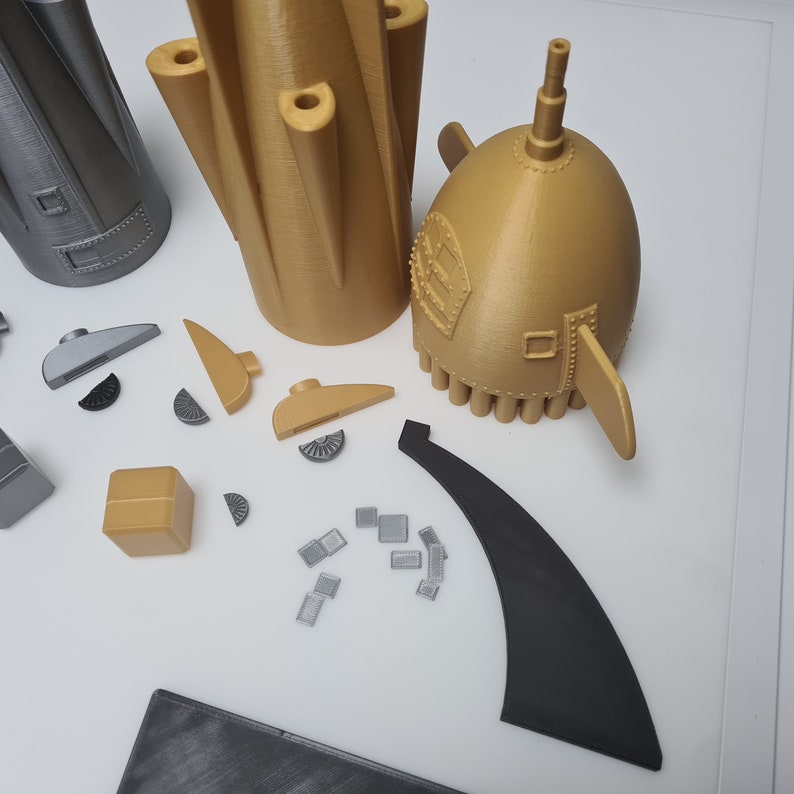 Flash Gordon Zarkov Rocket Ship Model 1:48 Scale 330mm 13 Inch - Etsy