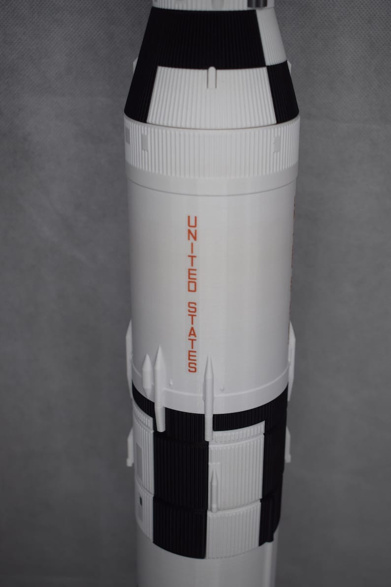 Saturn V 1:120 92cm 3ft Rocket Model Spacecraft | Etsy UK
